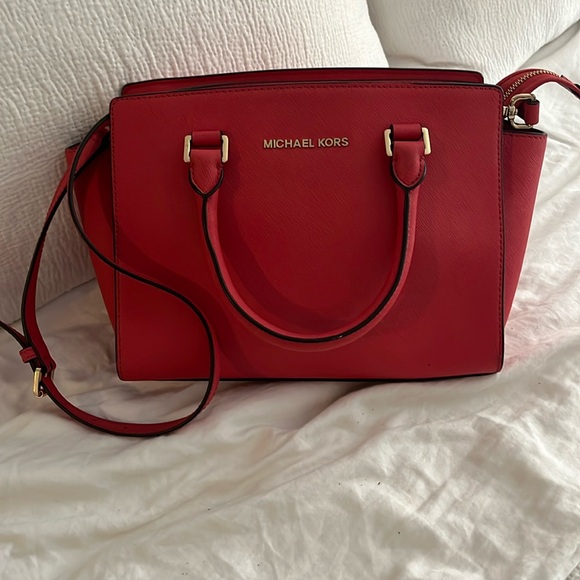 Michael Kors | Bags | Michael Kors Red Bag | Poshmark